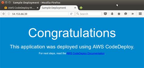AWS CodeDeploy Deploy An Application From GitHub 2020