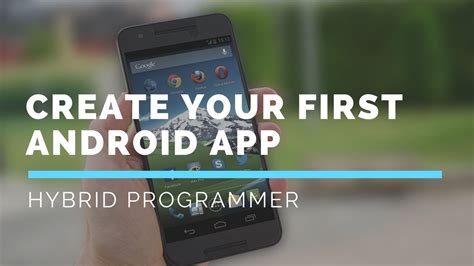 android tutorial create your first android app youtube