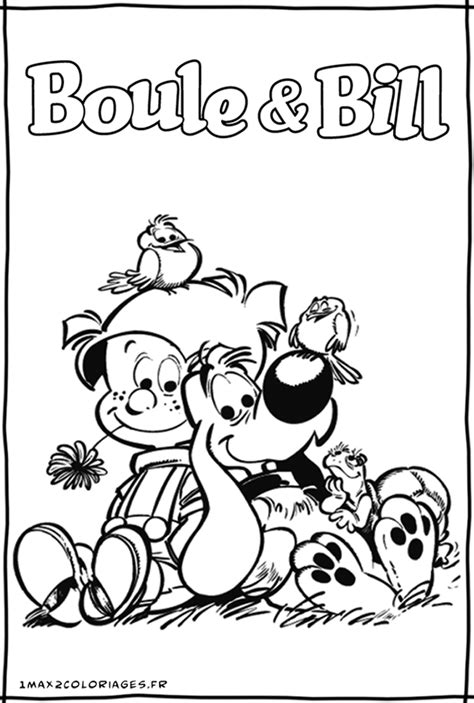 Bill Boule Coloring Pages Coloriage Bollie Billie Et Printable