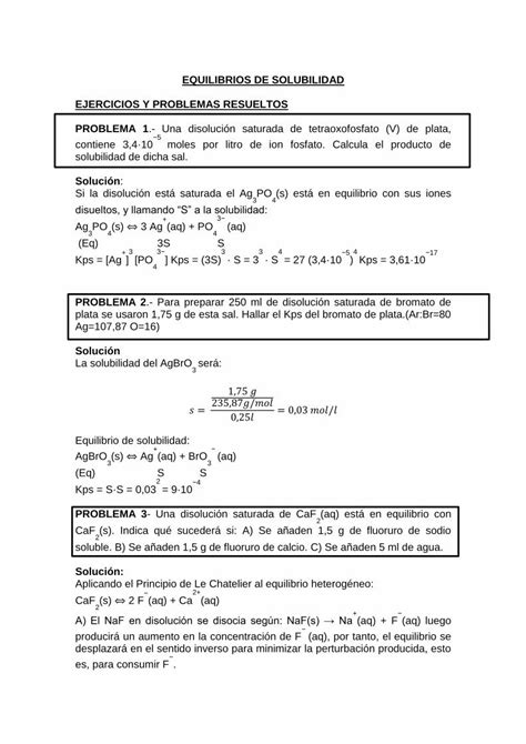 PDF EJERCICIOS Y PROBLEMAS RESUELTOS Y LA PDF FileEQUILIBRIOS