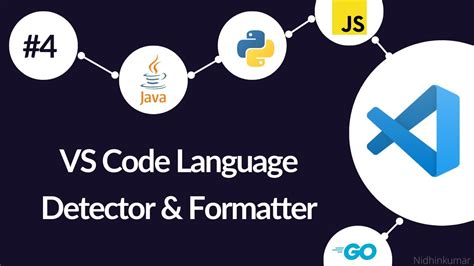 vs code language detector and formatter youtube
