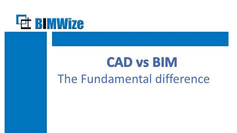 Cad Vs Bim The Fundamental Difference Youtube