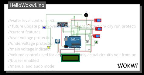 Smart Water Level Controller Final Wokwi Esp Stm Arduino