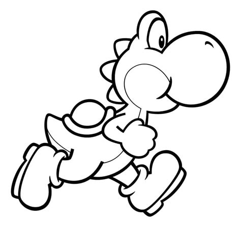 Desenhos De Yoshi Para Colorir Pintar E Imprimir Colorironline