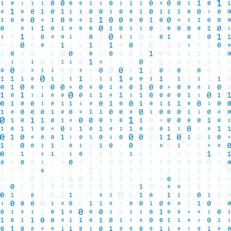 Background With Numbers On The Screen Binary Code Zero One Matrix