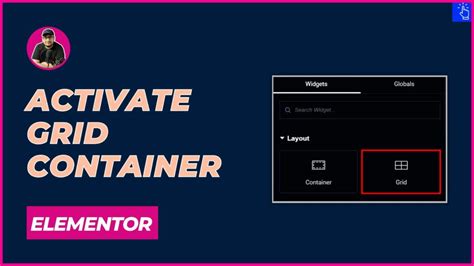 How To Activate Grid Container Widget In Elementor Wp Content
