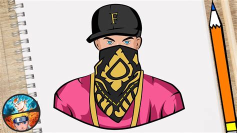 COMO DIBUJAR LA SKIN PASE HIP HOP FREE FIRE FÁCIL PASO A PASO COMO
