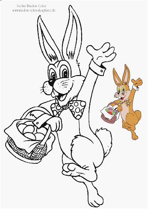 Mais desenhos e moldes de coelhos de páscoa coelho para pintar ou