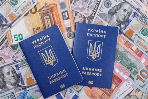 Dos pasaportes biométricos ucranianos se encuentran en un contexto de
