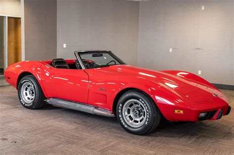 1975 Chevrolet Corvette Stingray Convertible With A 454 V8 A C