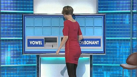 Rachel Riley Stunning In Tight Ruched Red Dress Zipped Side Black