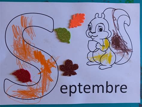 septembre à colorier