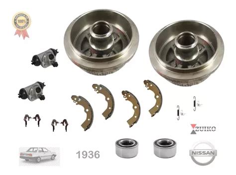 Kit Tambores Balatas Baleros Cilindros Nissan Tsuru Ii 88 91 Meses