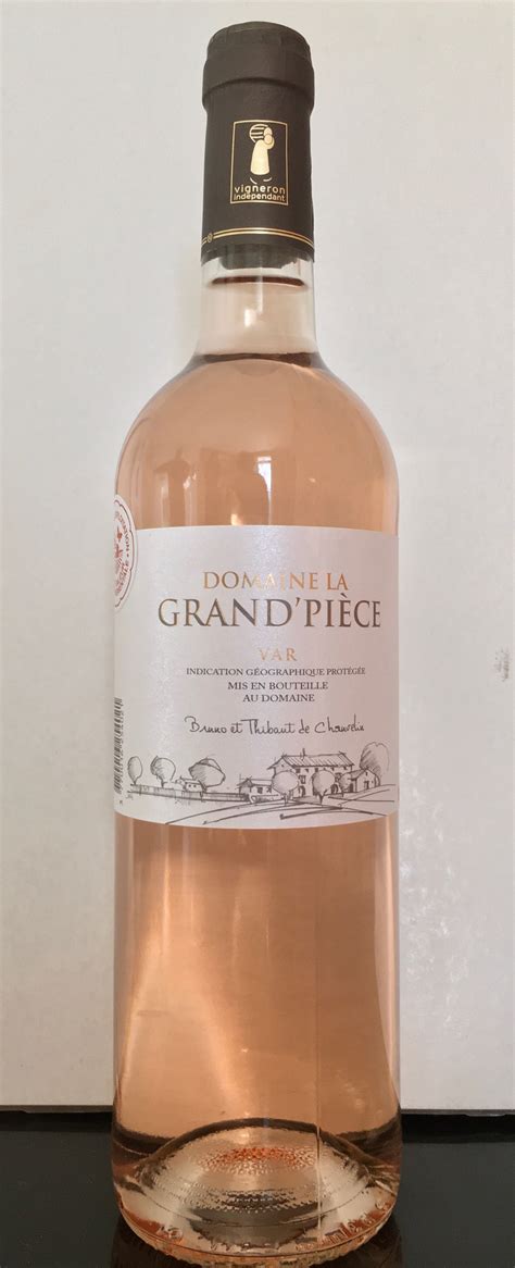 IGP VAR Rosé 75 cl Domaine La Grand Pièce