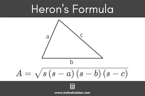 Heron S Formula Calculator Inch Calculator
