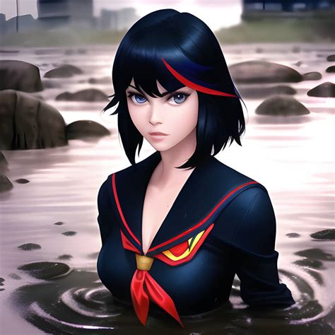 Ryuko Matoi Kill La Kill In Quicksand By Qsai Concepts On Deviantart