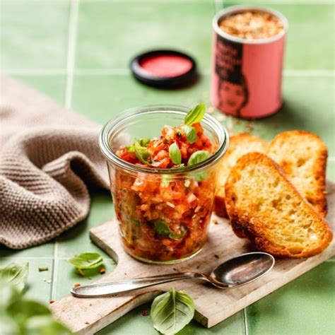 Bruschetta Im Glas Rezept Just Spices