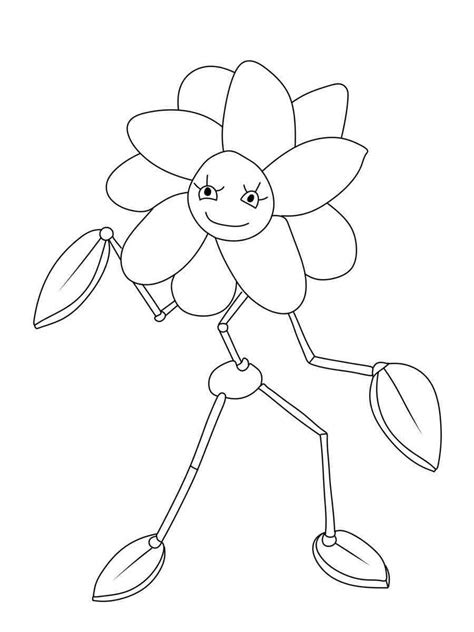 Daisy From Poppy Playtime Coloring Page Free Printable