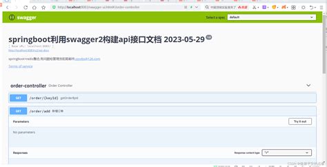 springboot 项目整合swagger boot项目swagger csdn博客