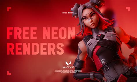FREE VALORANT RENDERS NEON PNG Behance