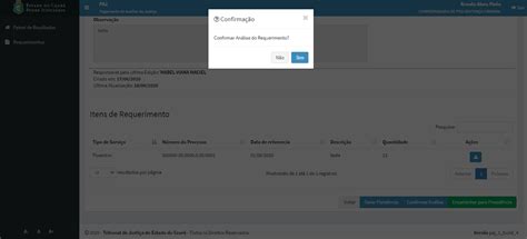 Editar Requerimento Analista Manuais De Sistemas