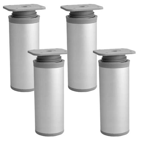 4x NÓŻKA MEBLOWA NOGA DO MEBLI STOPKA POD SZAFKĘ REGULOWANA fi 40mm H
