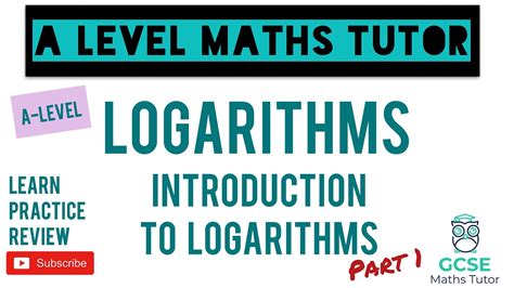 introduction to logarithms part 1 logarithms a level maths series youtube