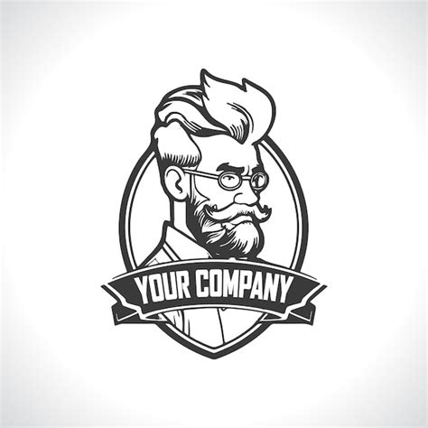 Premium Vector Barber Logo Design Barber Logo Vector Illustration