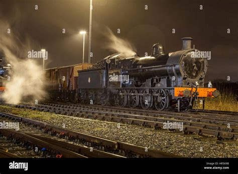 Night Shots Of Steam Engines At The Bury Headquarters Of The East