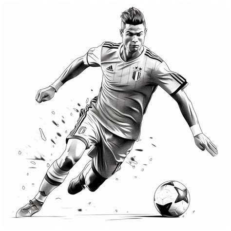 Ausmalbilder Cristiano Ronaldo 07