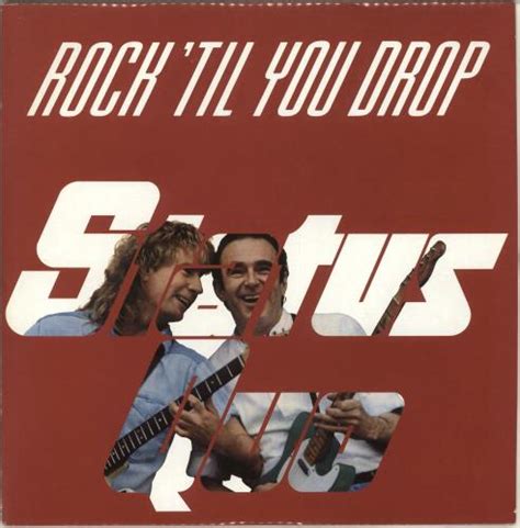 Status Quo Rock Til You Drop Uk Vinyl Single Inch Record
