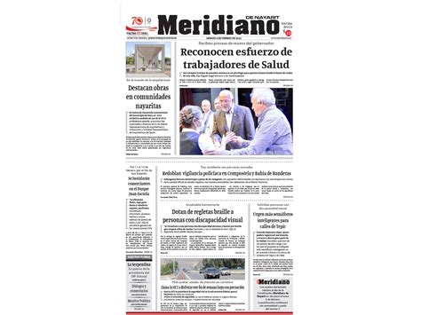 Edición impresa 04 de febrero de 2023 Meridiano mx