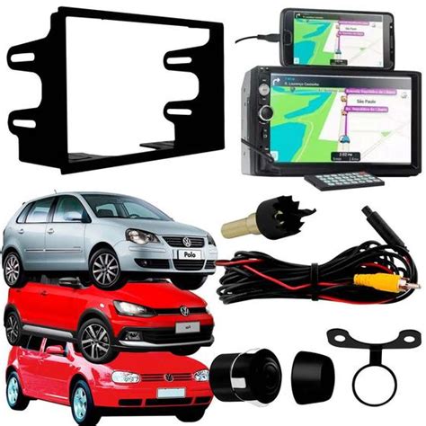 Kit MP5 Touch Moldura Gol Polo Bora Fox Spacefox Ecosport Fiesta
