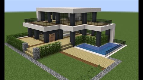 Minecraft Tutorial Como Fazer Uma Casa Moderna Youtube