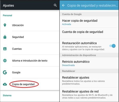 Cómo hacer una copia de seguridad en Android de forma segura
