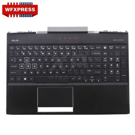 New Hp Omen Dc T Dc Palmrest W Backlit Keyboard Touchpad L