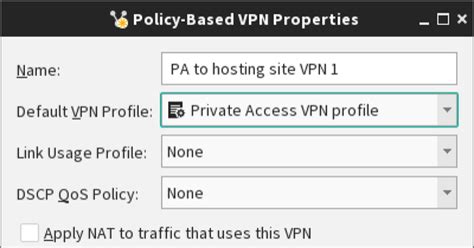 Create Policy Based VPN Elements