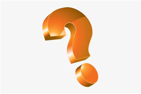 Orange Question Mark Icon