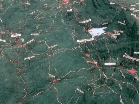 Mapa En Relieve De Guatemala Guatemala Gt