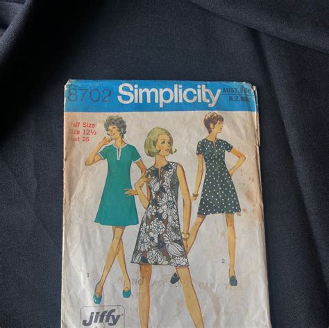 Vintage Simplicity Paper Sewing Pattern Number Jiffy Etsy