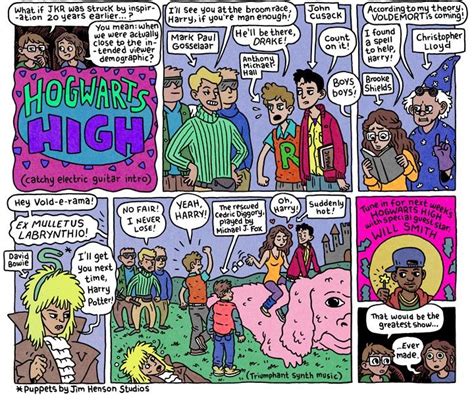 Parting Shot What If Harry Potter Were An 80s Teen Drama