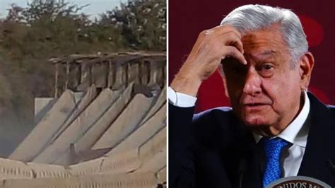 Cae el puente recién inaugurado El Quelite Permanencias Voluntarias