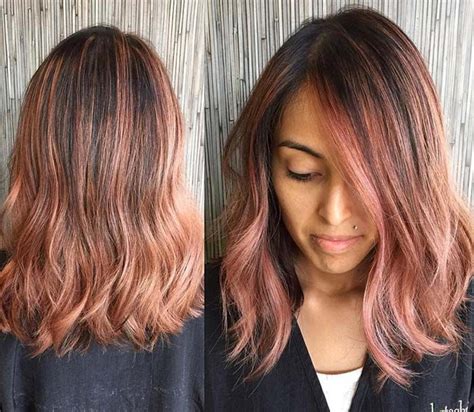 Rose Gold Hair Color For Morena Warehouse Of Ideas