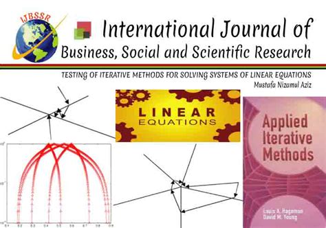 testing of iterative methods for solving systems of linear equations