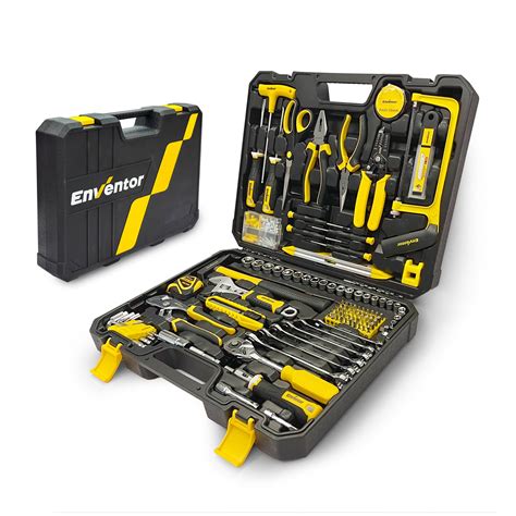 Enventor Caisse Outil Complete Pi Ces Boite Outils M Nagers