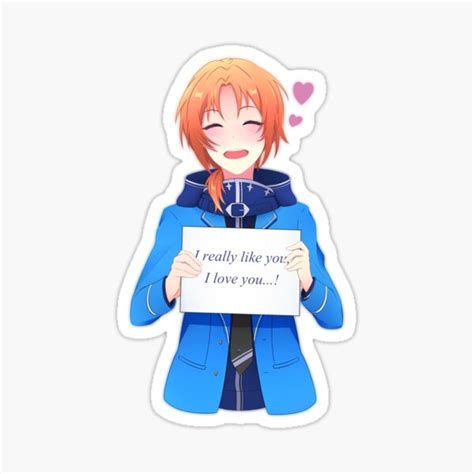 Tsukinaga Leo Ensemble Stars Sticker By Saikeigi Redbubble