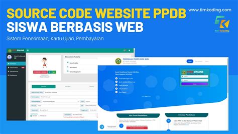 source code website ppdb online 2023 dengan php and mysqli youtube
