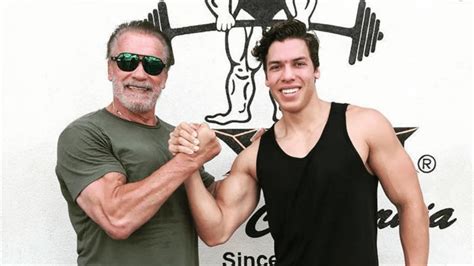 Arnold Schwarzenegger S Son Joseph Baena Tries To Impress Tom Cruise