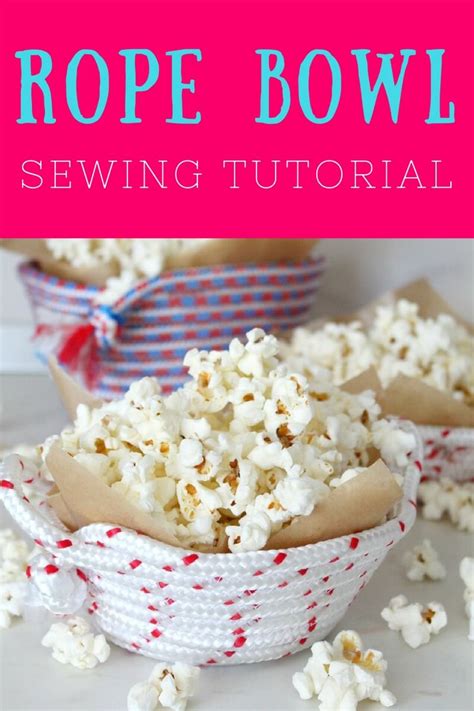 Rope Bowls Easy Peasy Beginners Sewing Tutorial