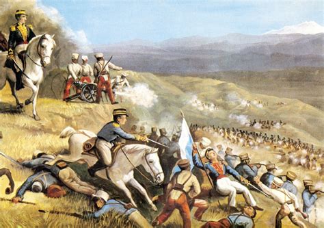Un Moqueguano En La Batalla De Pichincha Del De Mayo De